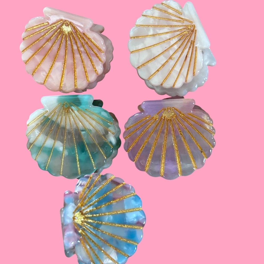 Mini shell clips – Rock Petal Spirit